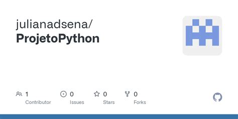GitHub Julianadsena ProjetoPython