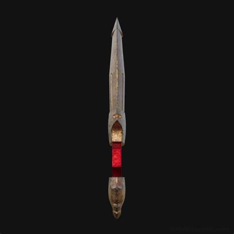 Nightshade Needle Poisonous 3d Model Dagger For Digital Spies