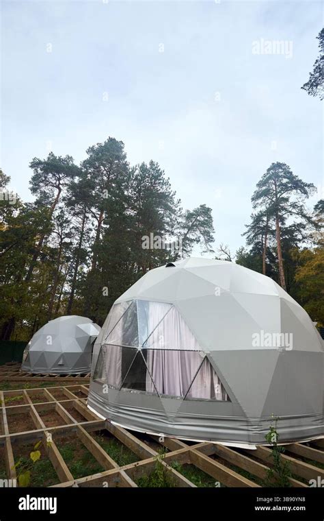 Geodesic Domes For Glamping And Camping Thin Shell Structure Lattice