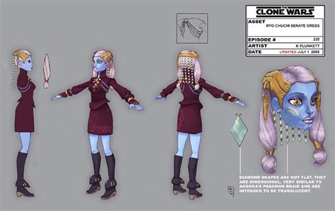 Celebrate The Clone Wars Riyo Chuchi Concept Art Season 3 Episode 4