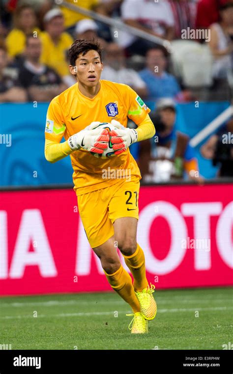 Sao Paulo Brazil 26th June 2014 Kim Seung Gyu Kor Football Soccer