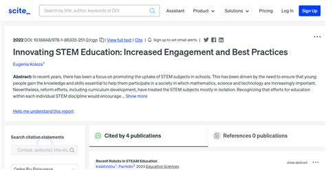 Innovating Stem Education Increased Engagement And Best Practices