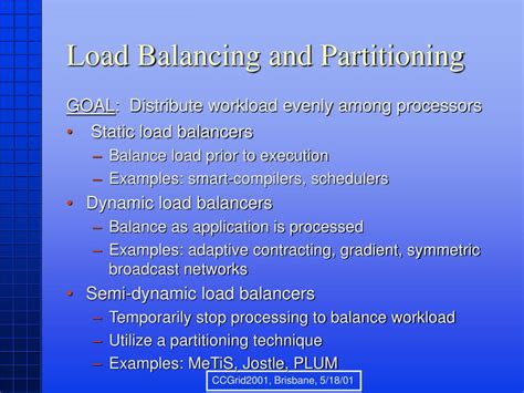 Ppt Latency Hiding In Dynamic Partitioning And Load Balancing Of Grid Computing Applications