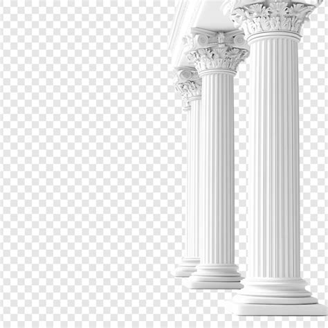 Classical Columns Premium Ai Generated Psd