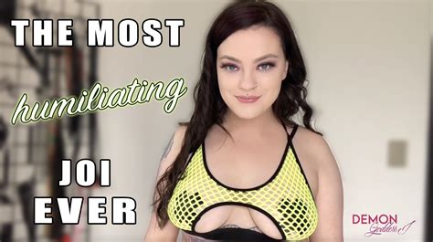 The Most Humiliating Joi Task Ever Demon Goddess Jane Clips4sale