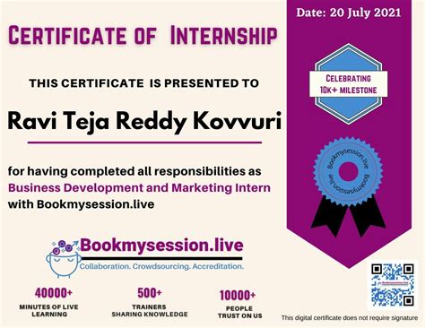 Internship Internshala Kovvuri Raviteja Reddy