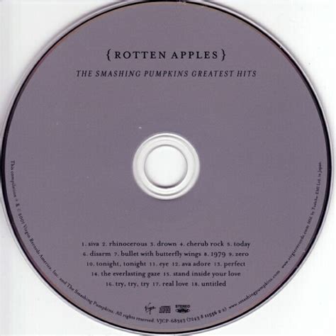 Smashing Pumpkins Rotten Apples Cd