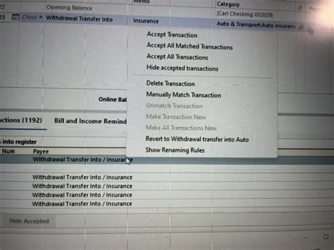 Quicken Renames Downloaded Payee Transactions No Renaming Rules