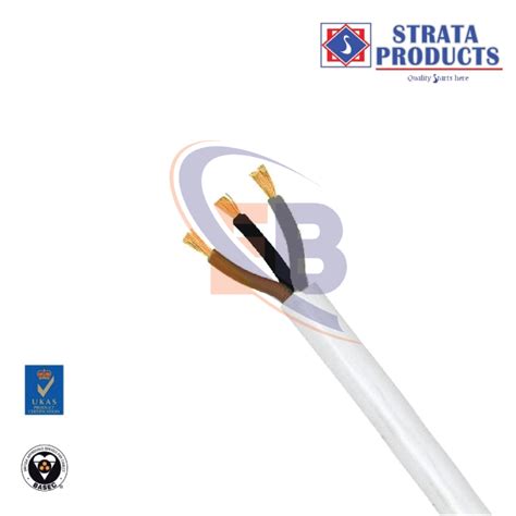 3 Core Flat Cable 6mm Eastbank Electrical And Industrial Supplies Inc