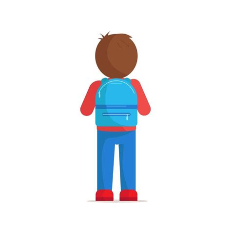 Niño De Espaldas Dibujo