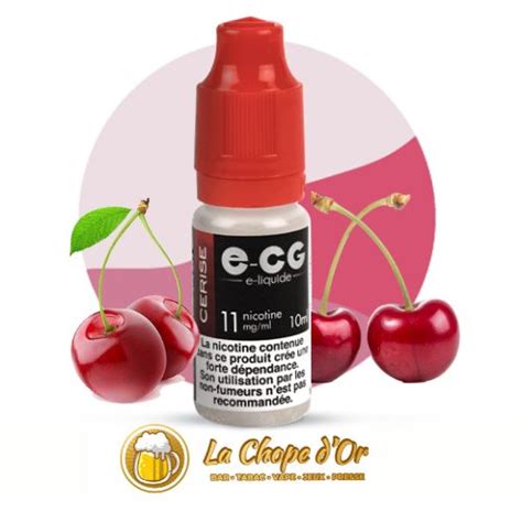 E Liquide Ecg • Goût Cerise La Chope Dor