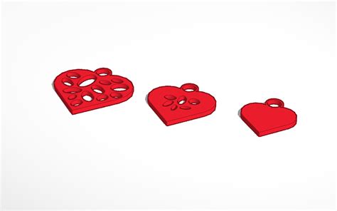 3d Design Heart Voronoi Tinkercad
