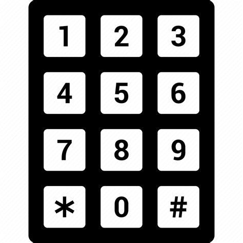 keyboard keypad number numeric numpad pad phone icon download on iconfinder