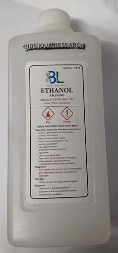 Absolute Ethanol At Best Price In Bengaluru By Bio Liqua Research