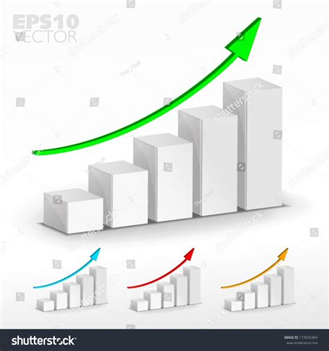3d Graph Vector Stock Vector Royalty Free 119535364 Shutterstock