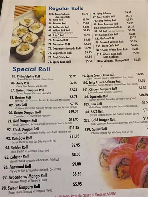 Ginger Asian Sushi Menu At Eugene Mash Blog