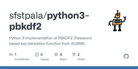 GitHub Sfstpala Python3 Pbkdf2 Python 3 Implementation Of PBKDF2