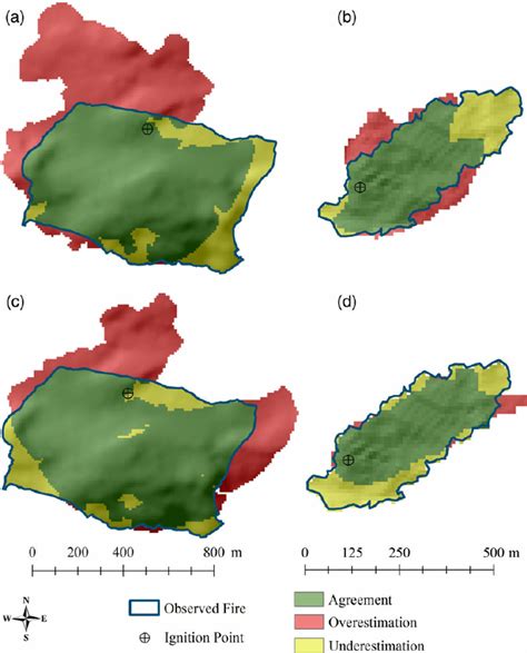 Farsite Simulation Results For Yekebermagh A And Gharangi B And