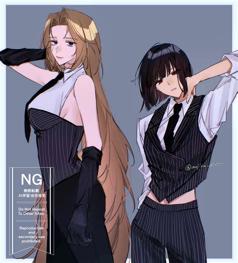 Ryoshu And Rodion Project Moon And More Drawn By Aojiru Oisiiiii