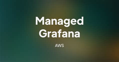 Setting Up Aws Managed Grafana In Minutes To Display Metrics From Amazon Managed Prometheus And