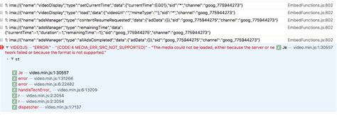 The Media Could Not Be Loaded Either Because The Server Or Network