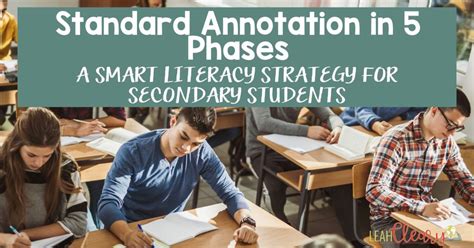 Standard Annotation In 5 Phases A Smart Literacy Strategy For