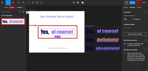 Can I Animate Text In Figma