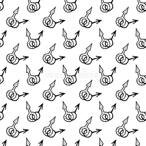 Male Gender Symbols Hand Drawn Outline Doodle Icon Sex And Gender Diversity Concept Stock