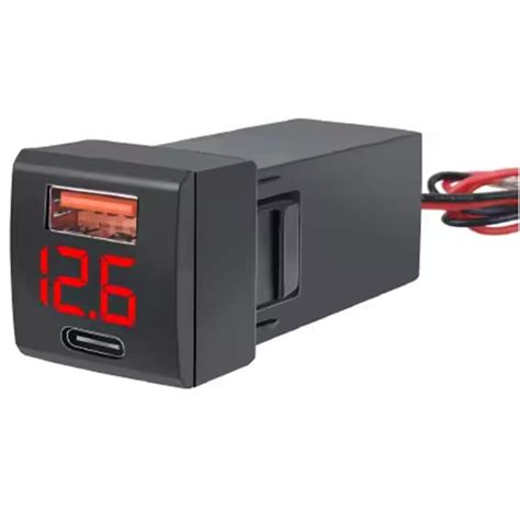 WESTEC PD USB C QC3 0 USB FAST CHARGER WITH LED VOLTMETER