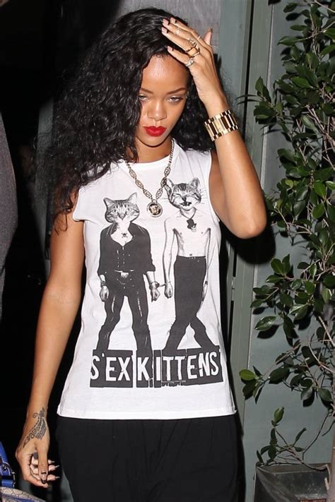Rihannas Sex Kittens Shirt Conspirazzi