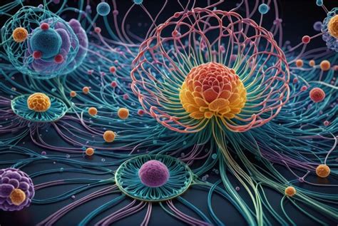 Premium Ai Image Exploring Biotech Cell Interconnected Lines A Visual