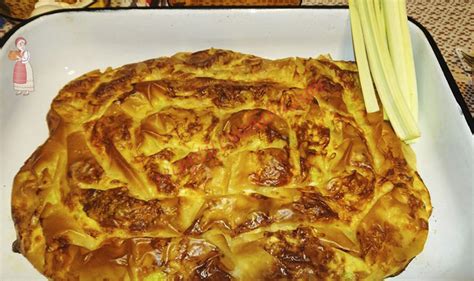 Вкусна баница с праз Рецептите на баба