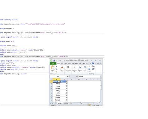 Ods Excel Output Sas Support Communities