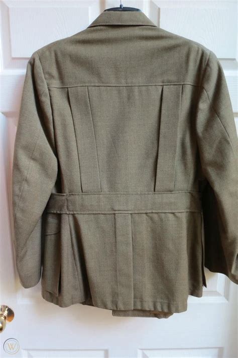 Boy Scout Jacket With Back Button Detail