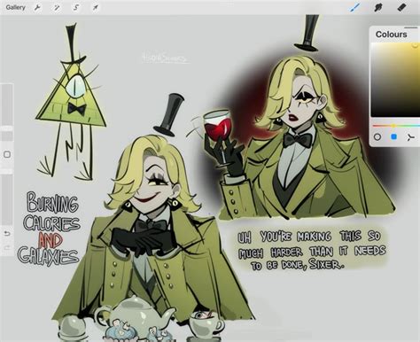 Female Bill Cypher Bill Cipher As A Girl Bill Cipher Human Female