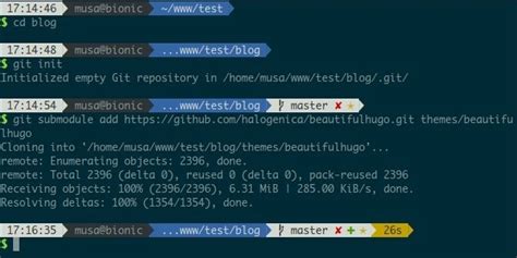 cara membuat website dengan hugo static site generator linux and open