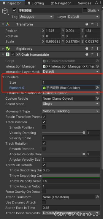 Unity中picoxr抓取物体刚体的抓取 Csdn博客