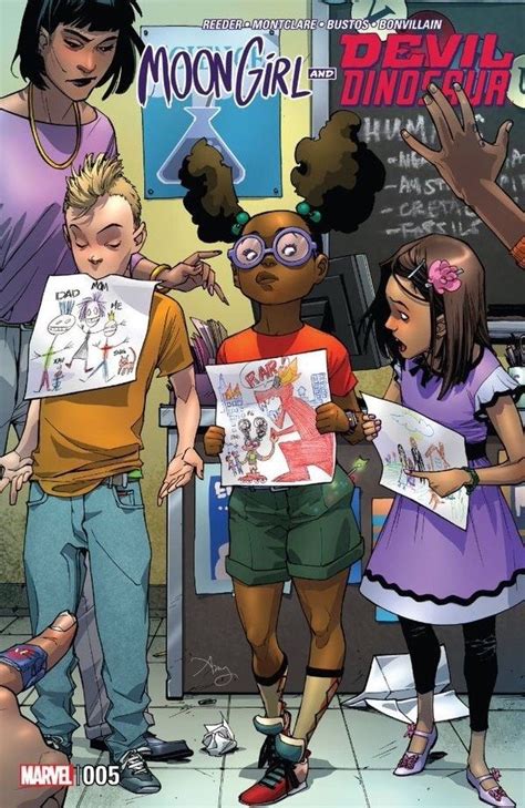 Moon Girl And Devil Dinosaur Vol 1 5 Textless Cover Moon Girl And