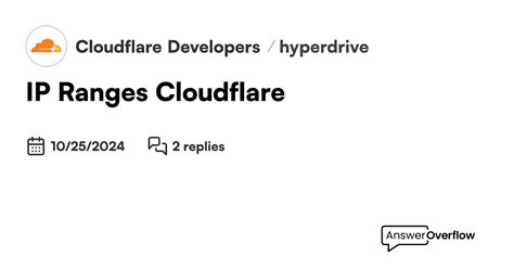 Ip Ranges Cloudflare Cloudflare Developers