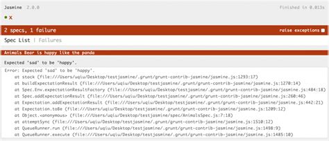 grunt 运行 jasmine 测试 grunt contrib jasmine 示例 隔叶黄莺 yanbin blog 软件编程实践