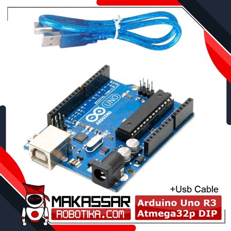 Jual Arduino Uno R3 Atmega328P DIP Kabel USB Shopee Indonesia