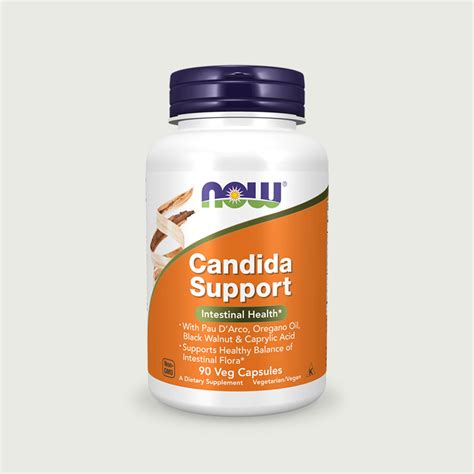 Candida Support 90 Veg Capsules by NOW | Herbs of Mexico
