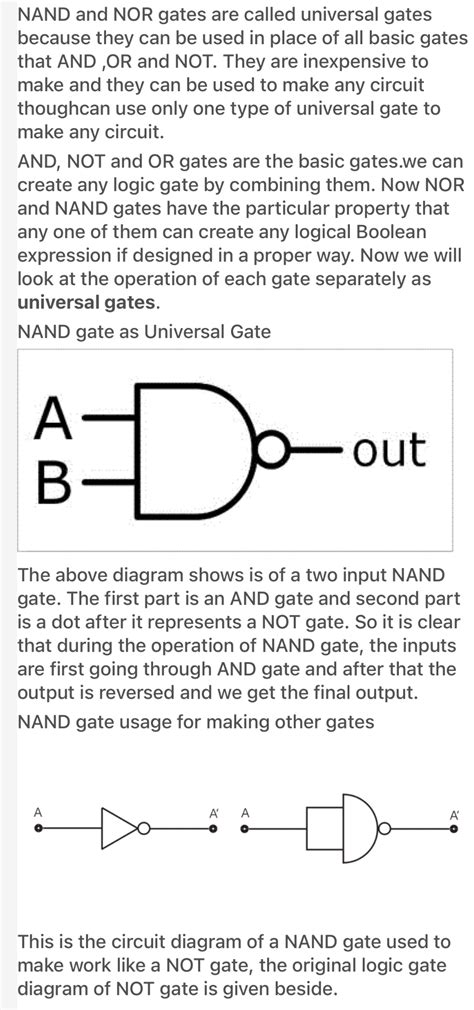 Build A Info About Why Nand And Nor Gates Are Used As Universal Layerbrilliant10