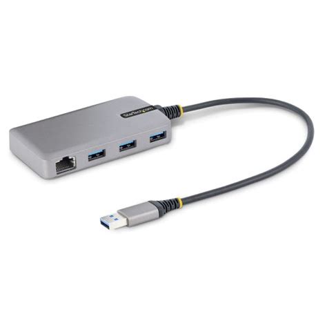 Tega Office Supplies Hull 3 Port Usb Hub With Ethernet