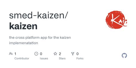 Github Smed Kaizen Kaizen The Cross Platform App For The Kaizen Implemenatation