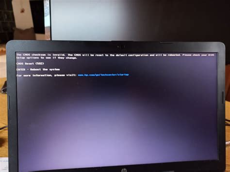 Cmos Fehler 502 Hp Support Community 8901895