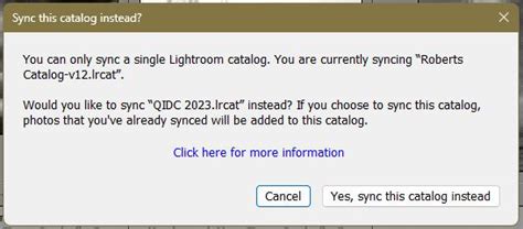No Syncing Issue After Creating A New Catalogue Adobe Product Community 14108130