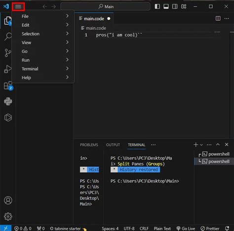 Cara Menjalankan Kode Di Terminal Dalam Vs Code