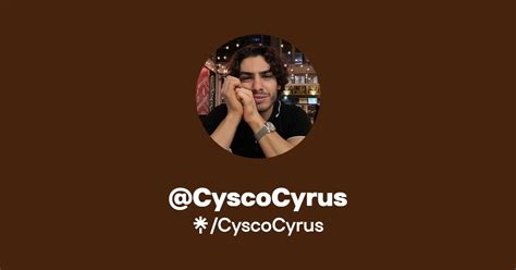 Cyscocyrus Instagram Tiktok Linktree