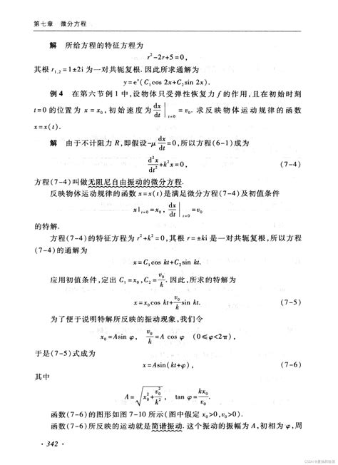 77 常系数齐次线性微分方程 Csdn博客